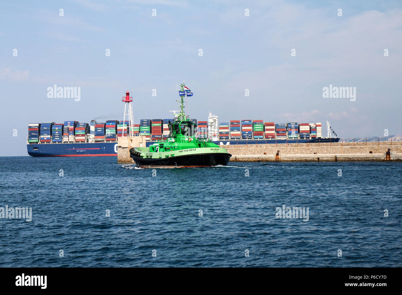 Container Pusher Boat High Resolution Stock Photography and Images - Alamy