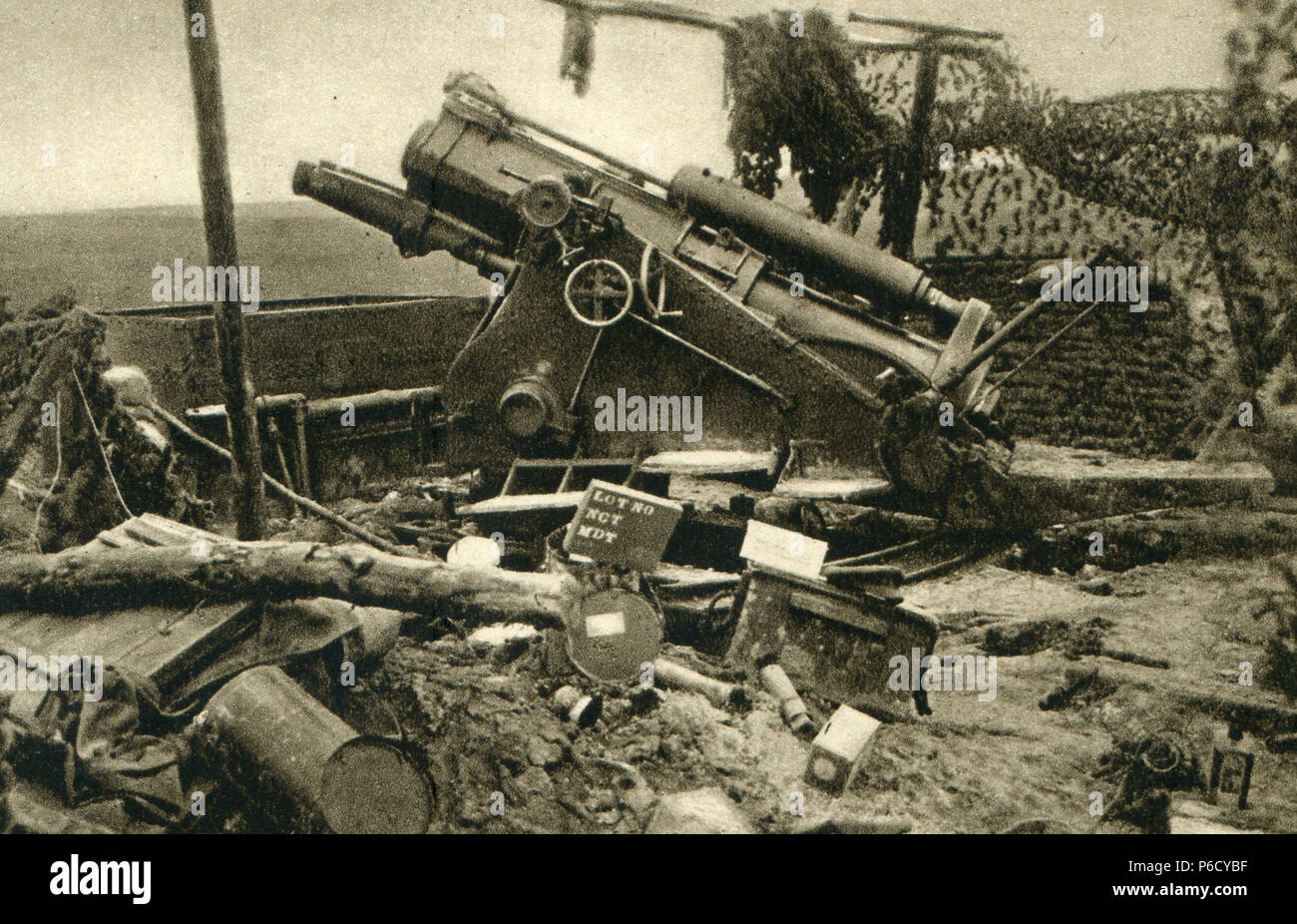 British howitzer wwi hi-res stock photography and images - Alamy