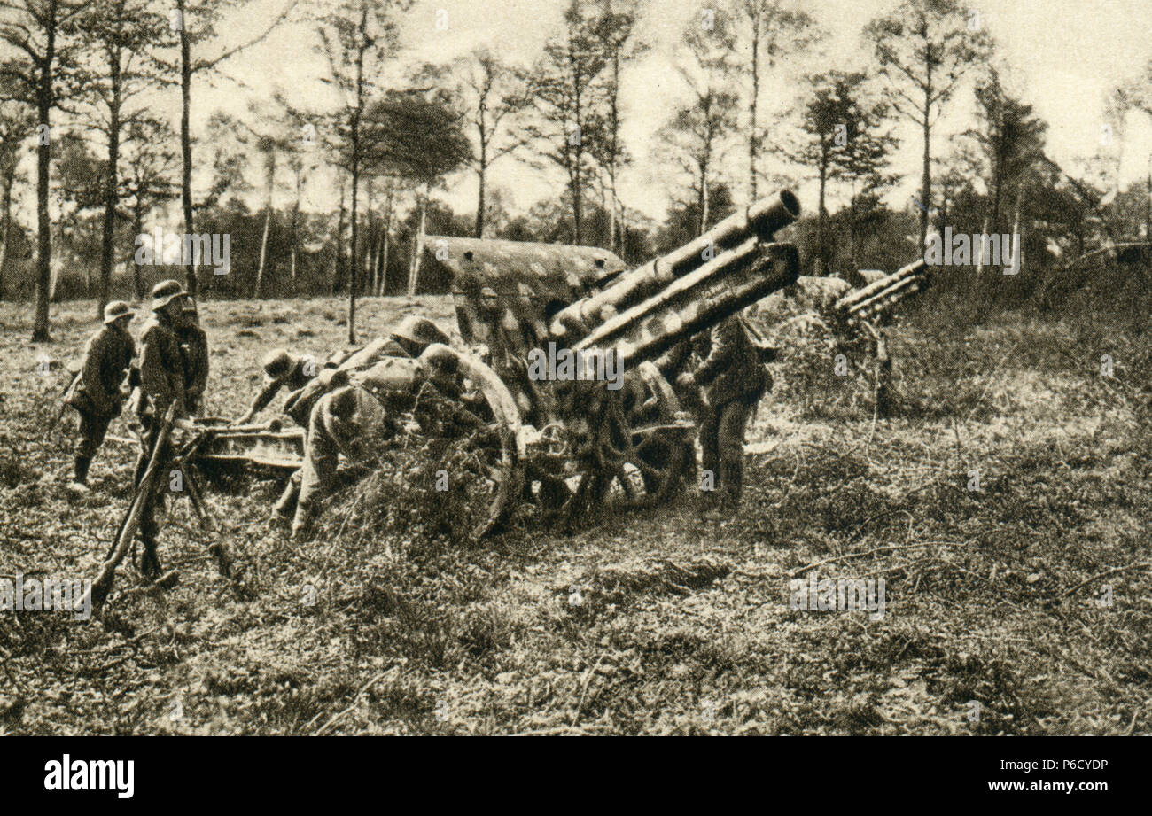 artillery, world war i, 15 cm schwere Feldhaubitze, ww1, wwi, world war ...
