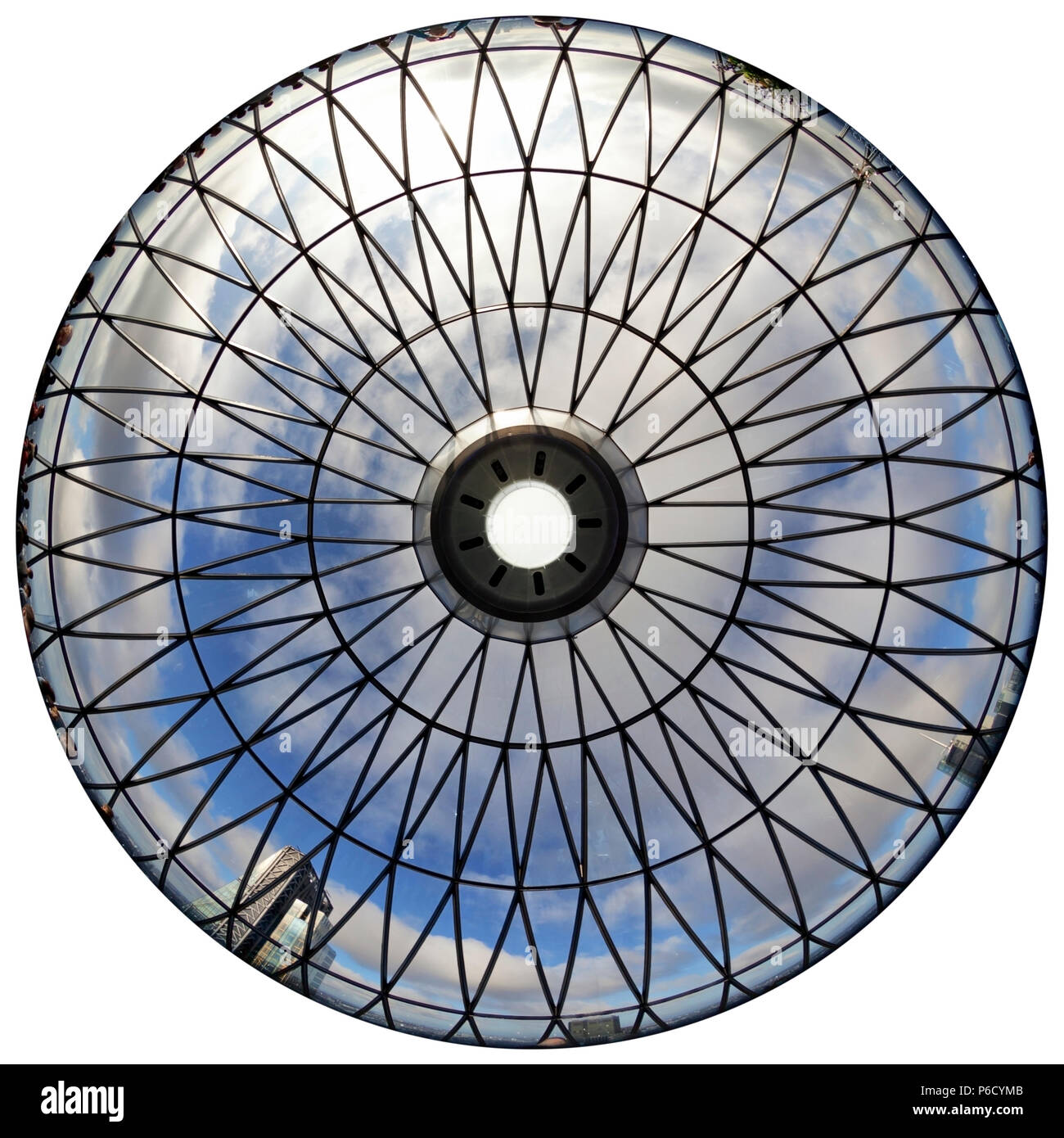 Top Floor of 'The Gherkin' London Stock Photo - Alamy