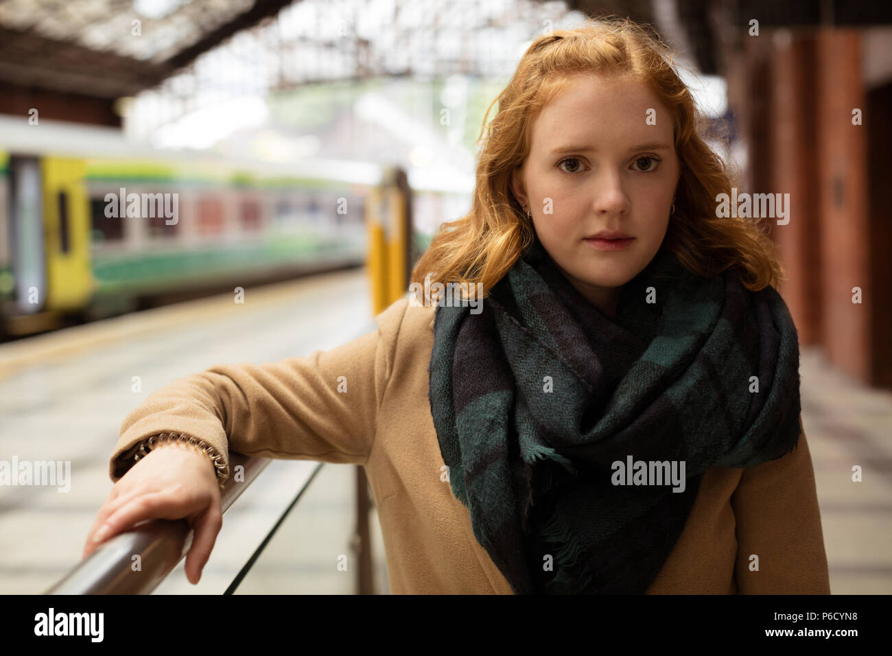Woman railway locomotive hi-res stock photography and images - Alamy