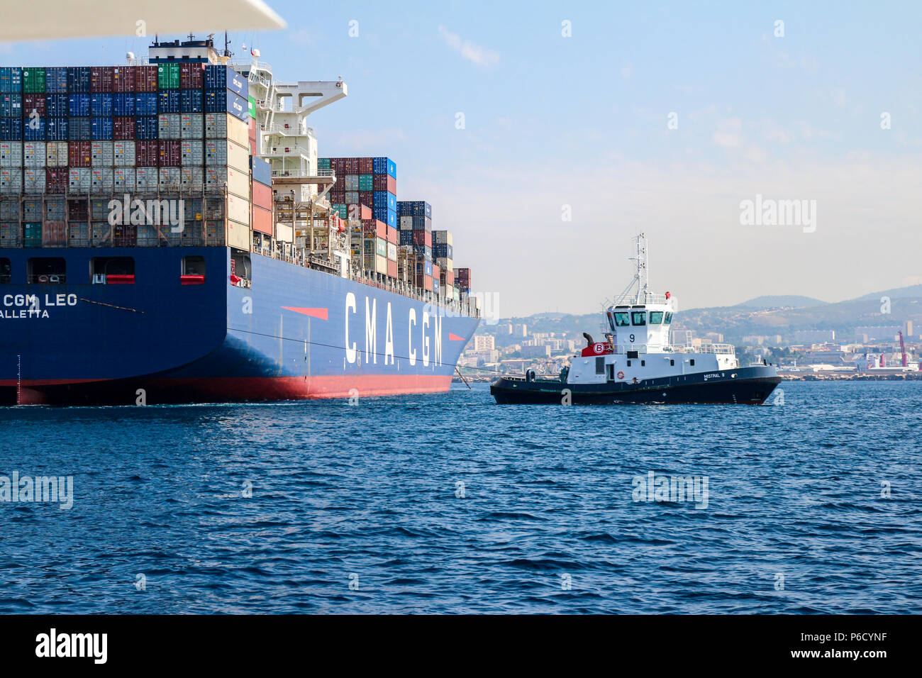 CMN's container ships queuing to pay tribute TO Jacques SAADE founder ...