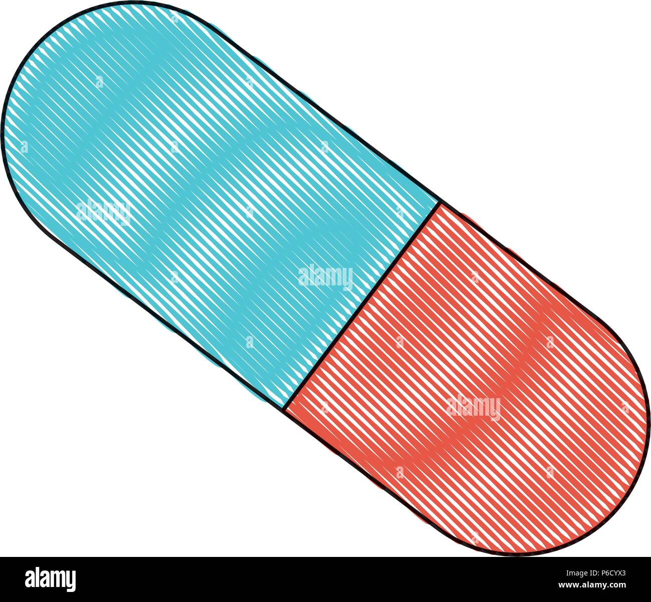 pill capsule icon over white background, vector illustration Stock ...