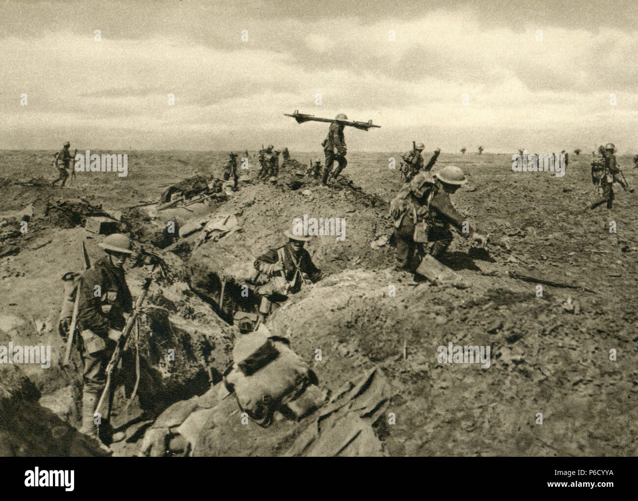 world war i, vormarsch, British soldiers, ww1, wwi, world war one Stock ...
