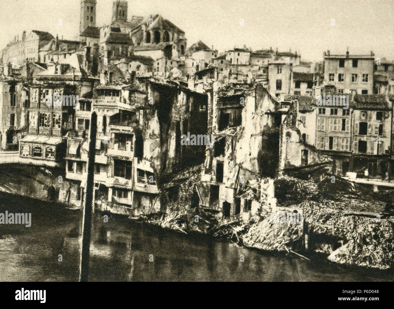 destruction, world war i, verdun, ww1, wwi, world war one Stock Photo - Alamy
