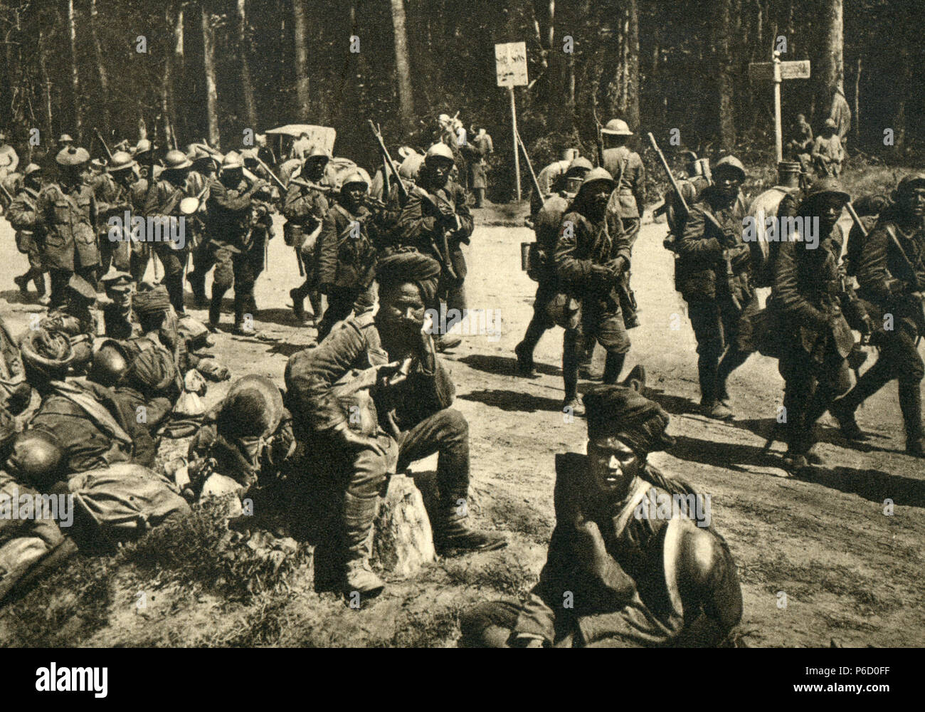 British colonial troops 1918 hi-res stock photography and images - Alamy