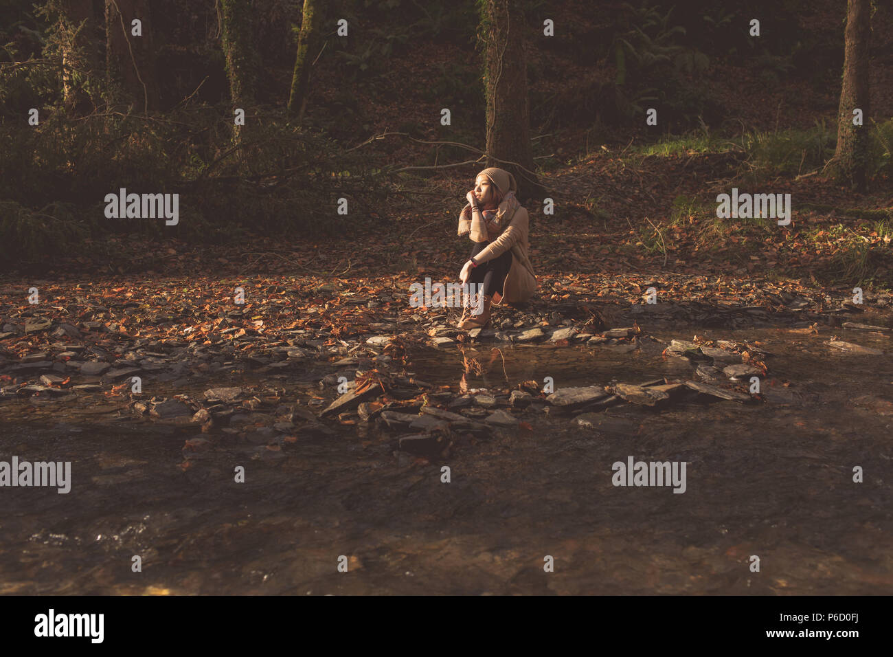 Sitting forest hi-res stock photography and images - Alamy