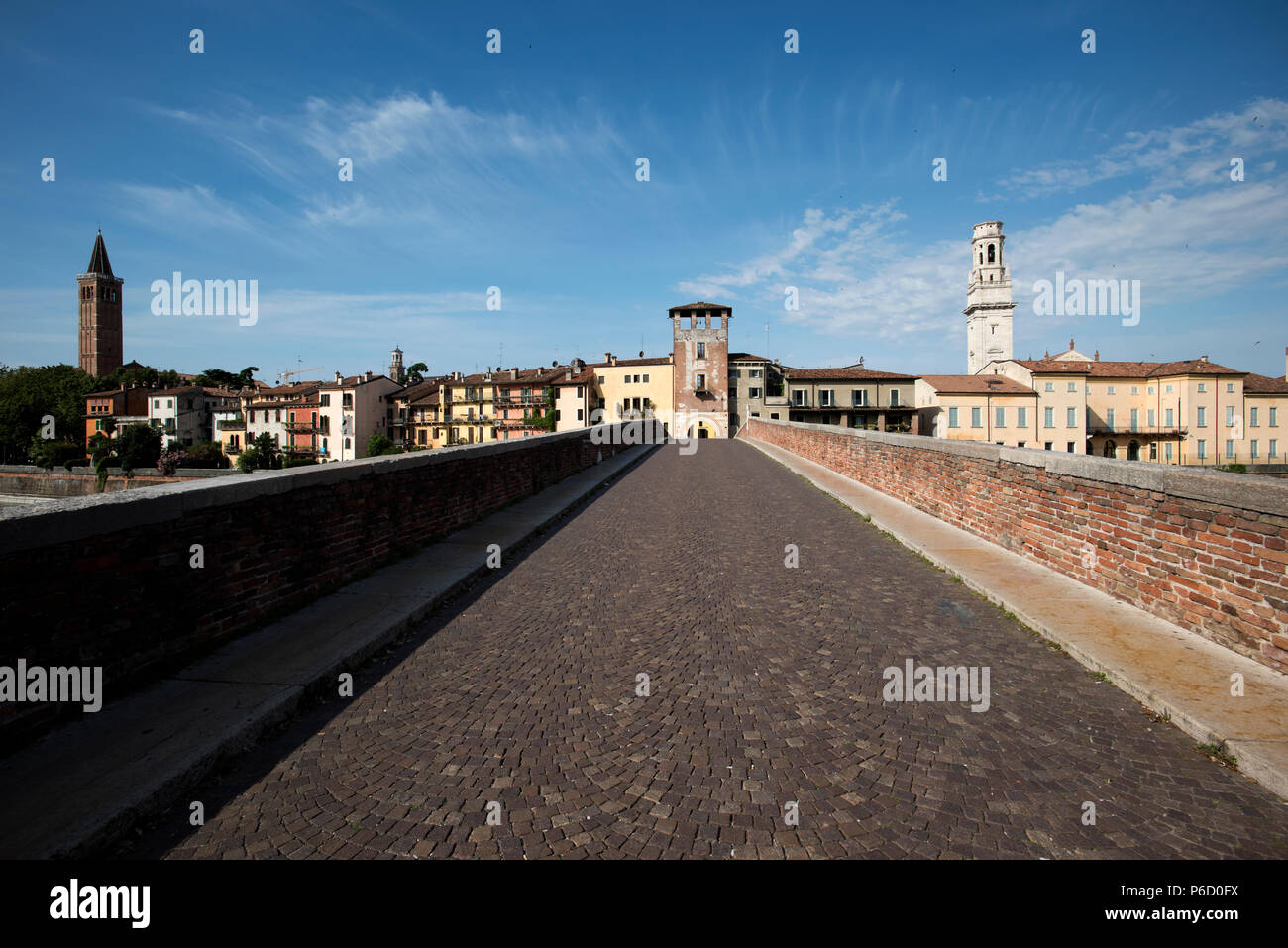 The Ponte Pietra (Italian for "Stone Bridge"), once known as the Pons ...