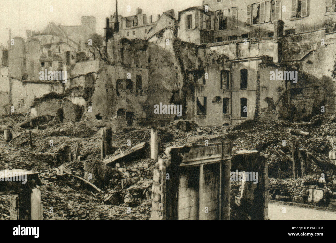 destruction, world war i, verdun, ww1, wwi, world war one Stock Photo ...