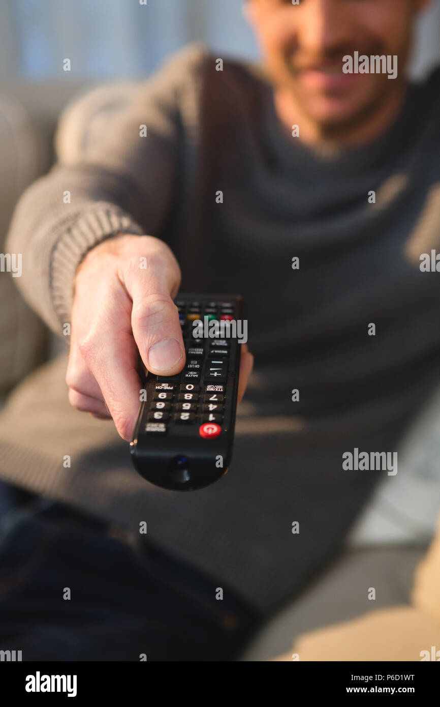Changing channel hi-res stock photography and images - Alamy