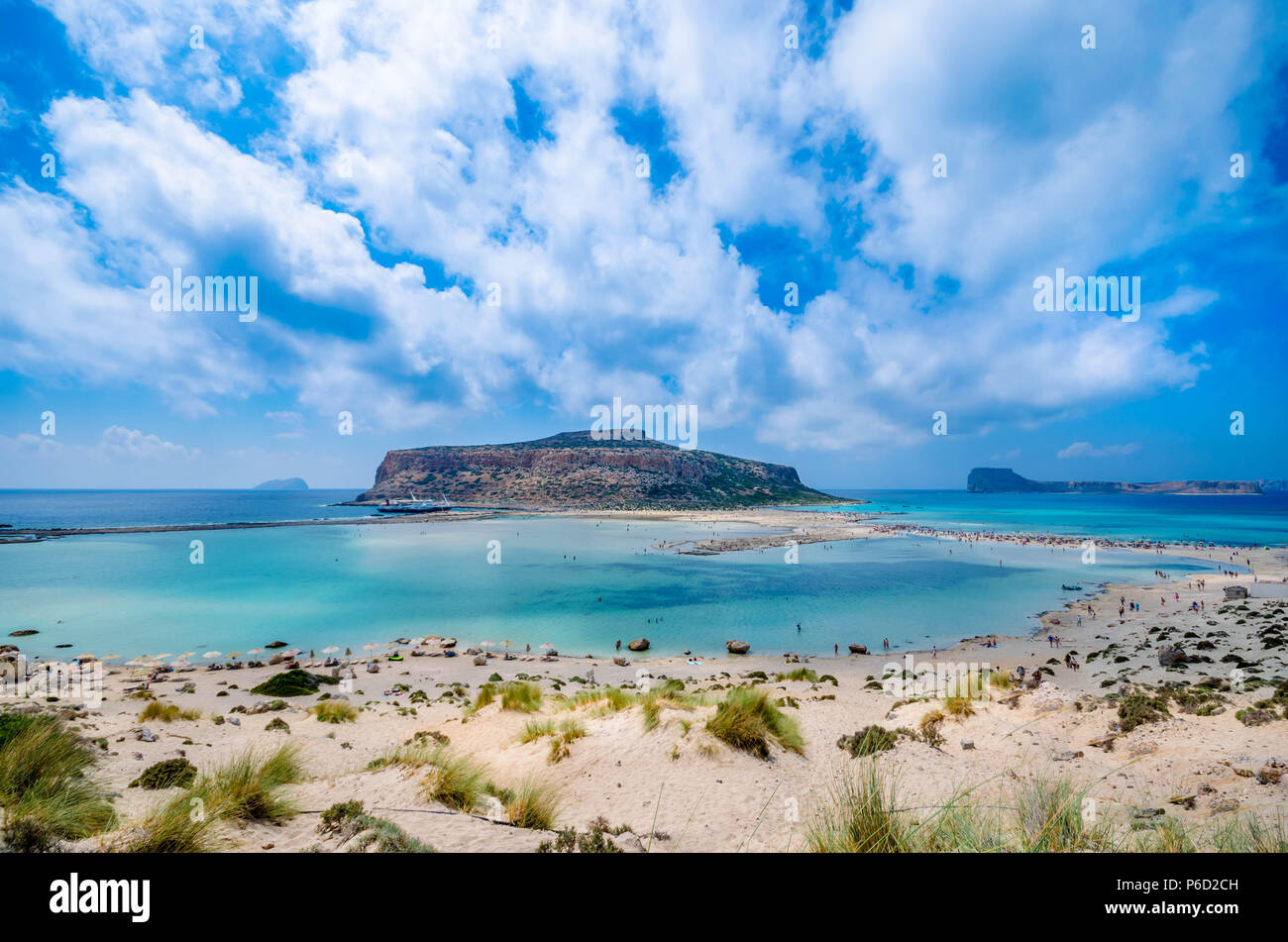 Beautiful nature balos beach hi-res stock photography and images - Alamy