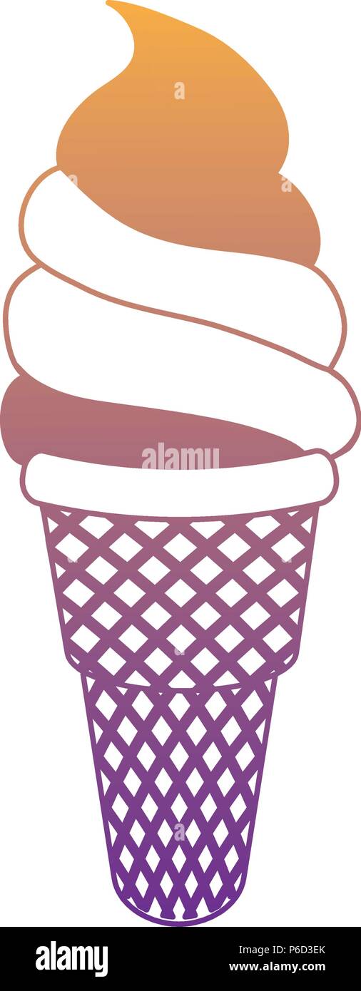 soft serve ice cream icon over white background, vector illustration ...
