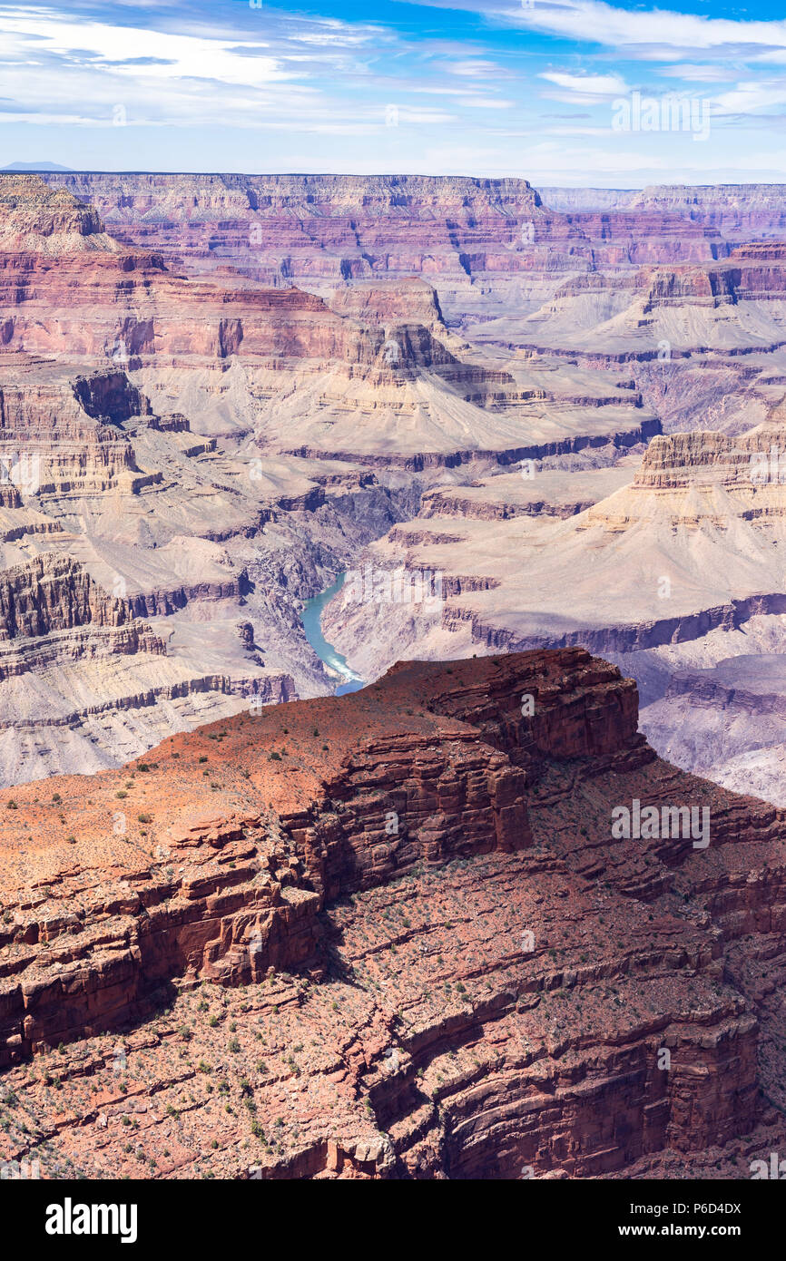 South rim of Grand Canyon in Arizona USA Stock Photo - Alamy