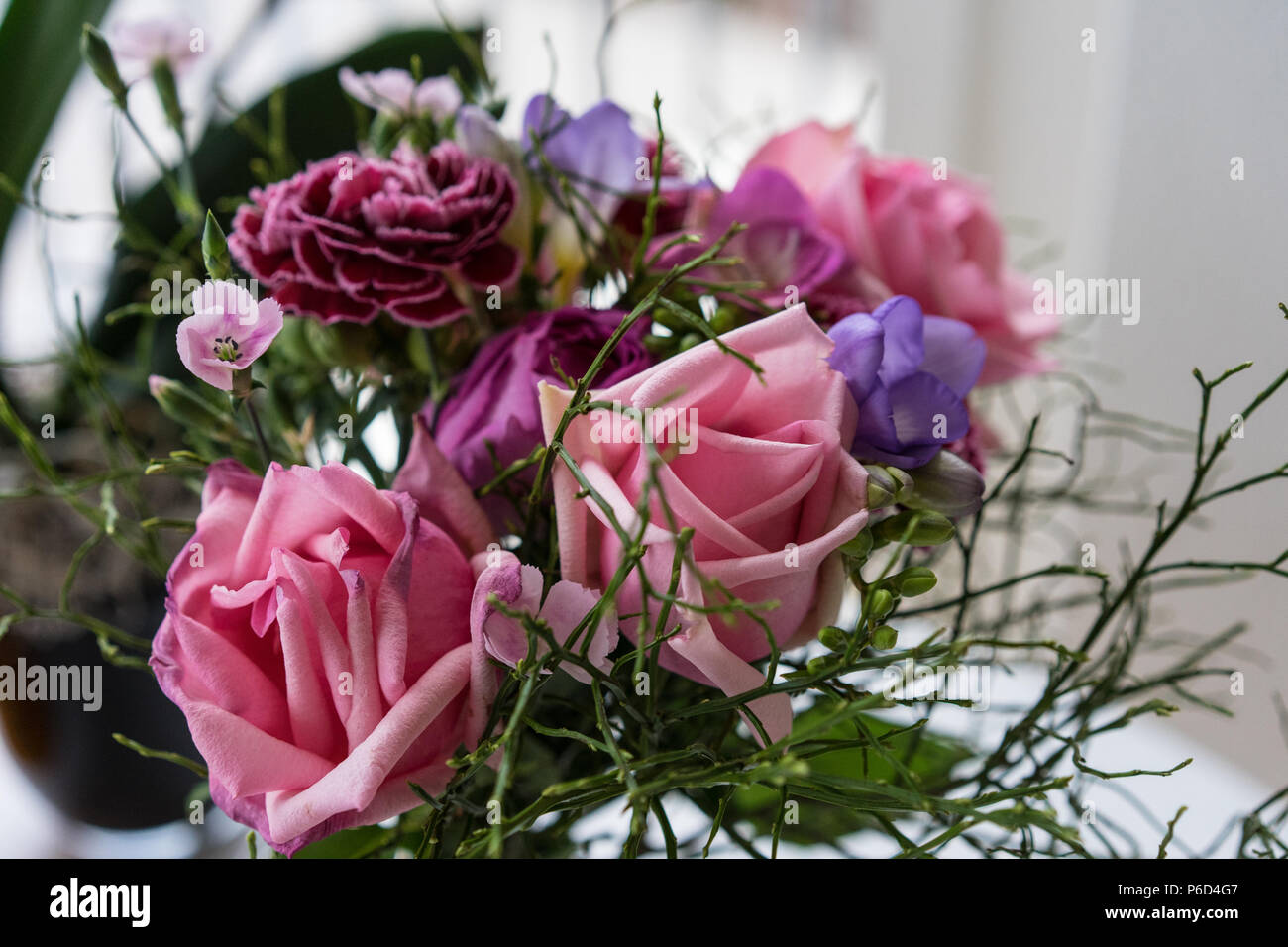 Bouguet of spring flowers hi-res stock photography and images - Alamy