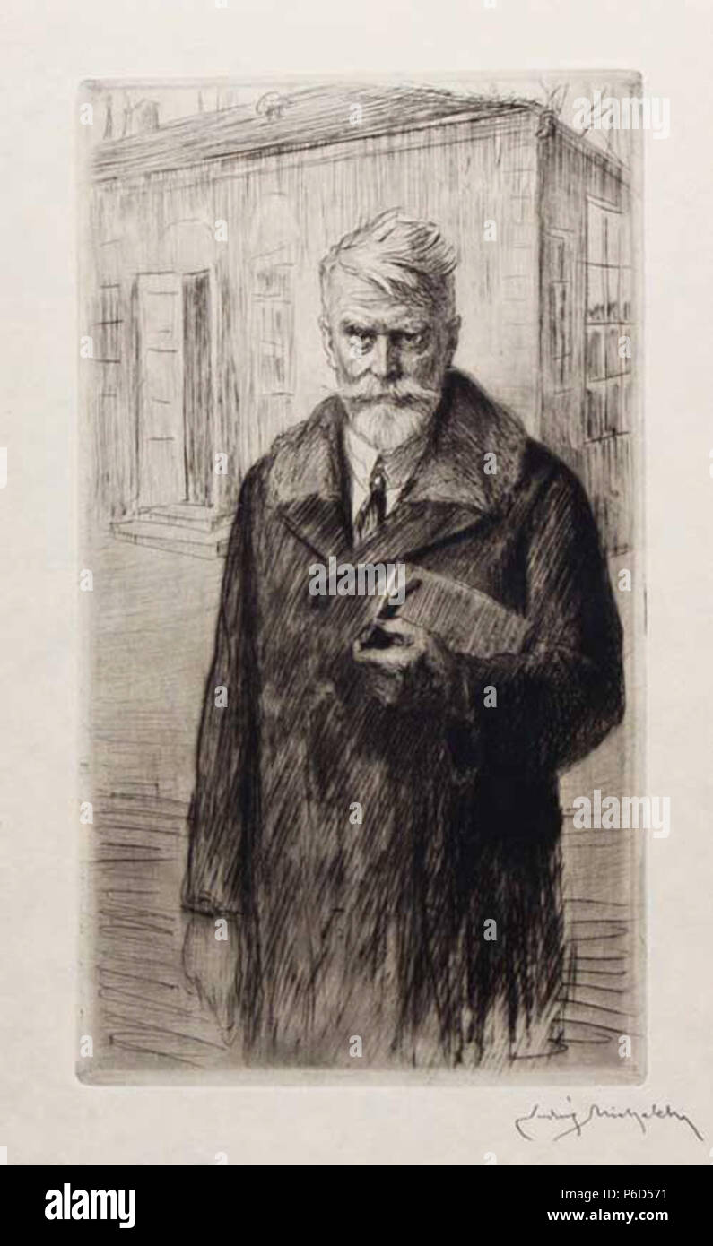 Self-portrait . circa 1915 61 Ludwig Michalek Selbstportrait c1915 ...
