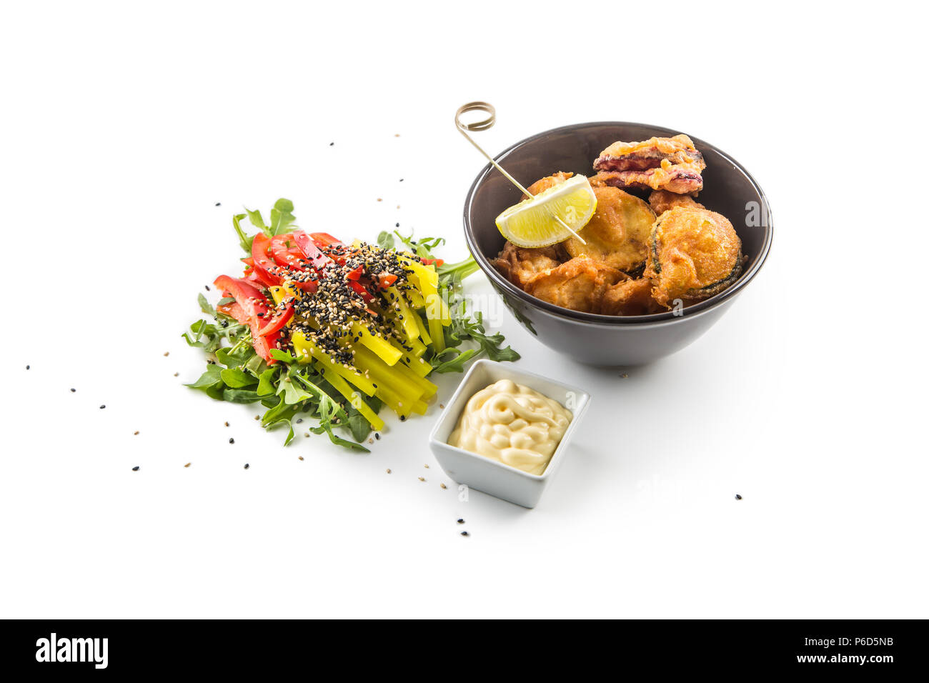 Fried pork fish sauce Cut Out Stock Images & Pictures - Alamy