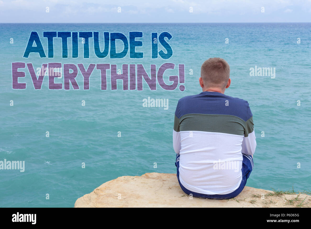Writing note showing Attitude Is Everything. Business photo showcasing ...