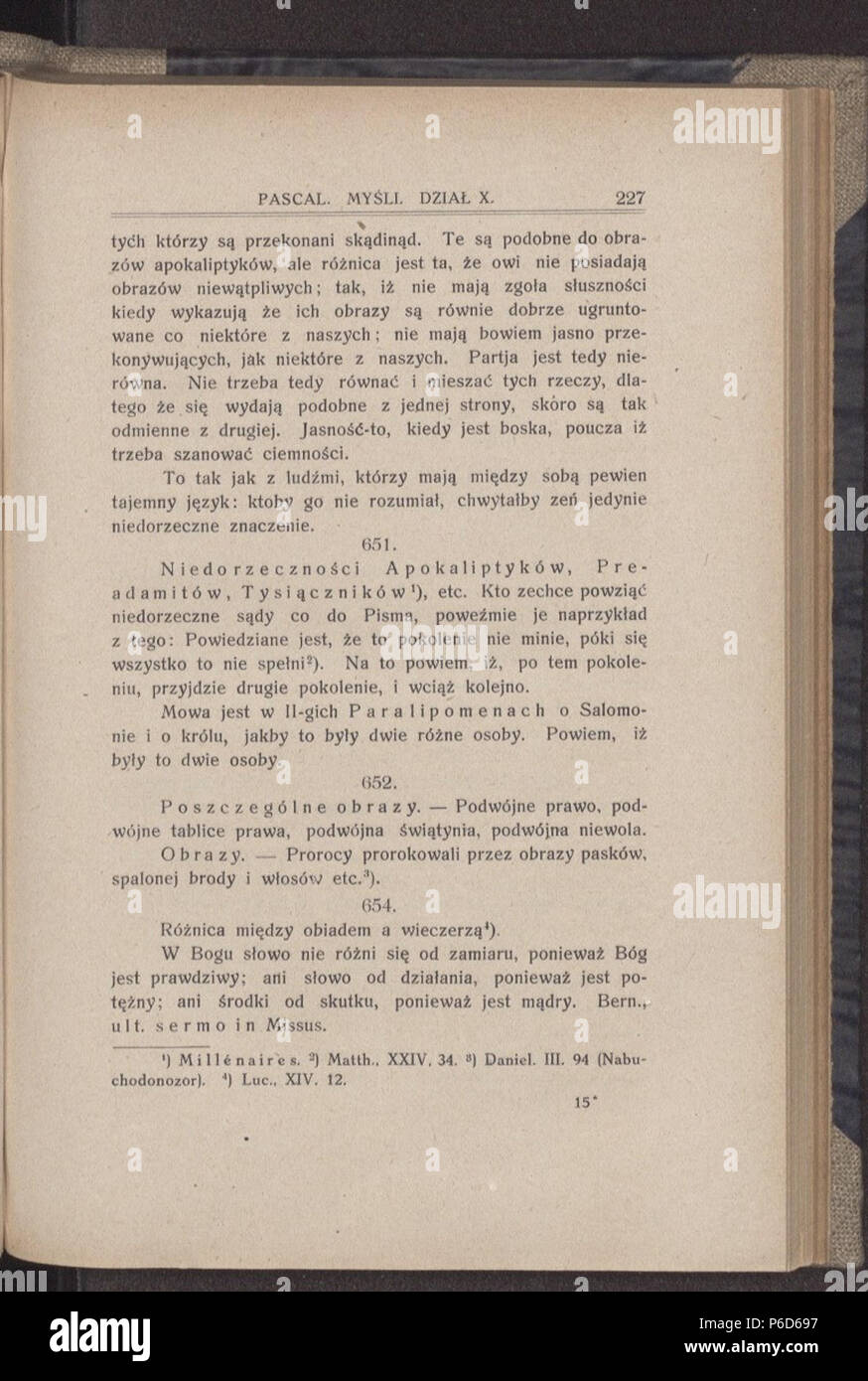 69 PL Blaise Pascal-Myśli 255 Stock Photo - Alamy