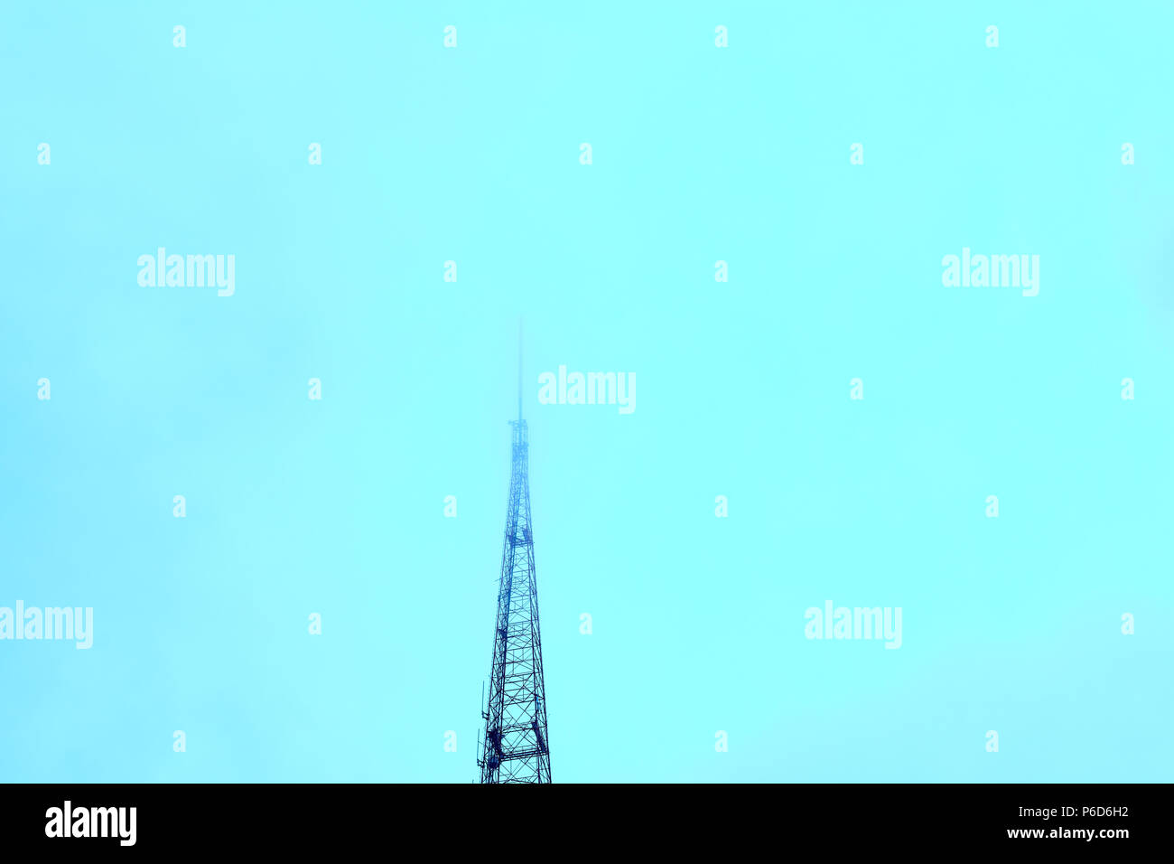 The tall metal KCPTv Tower, Kansas City , Missouri, an iconic regional ...