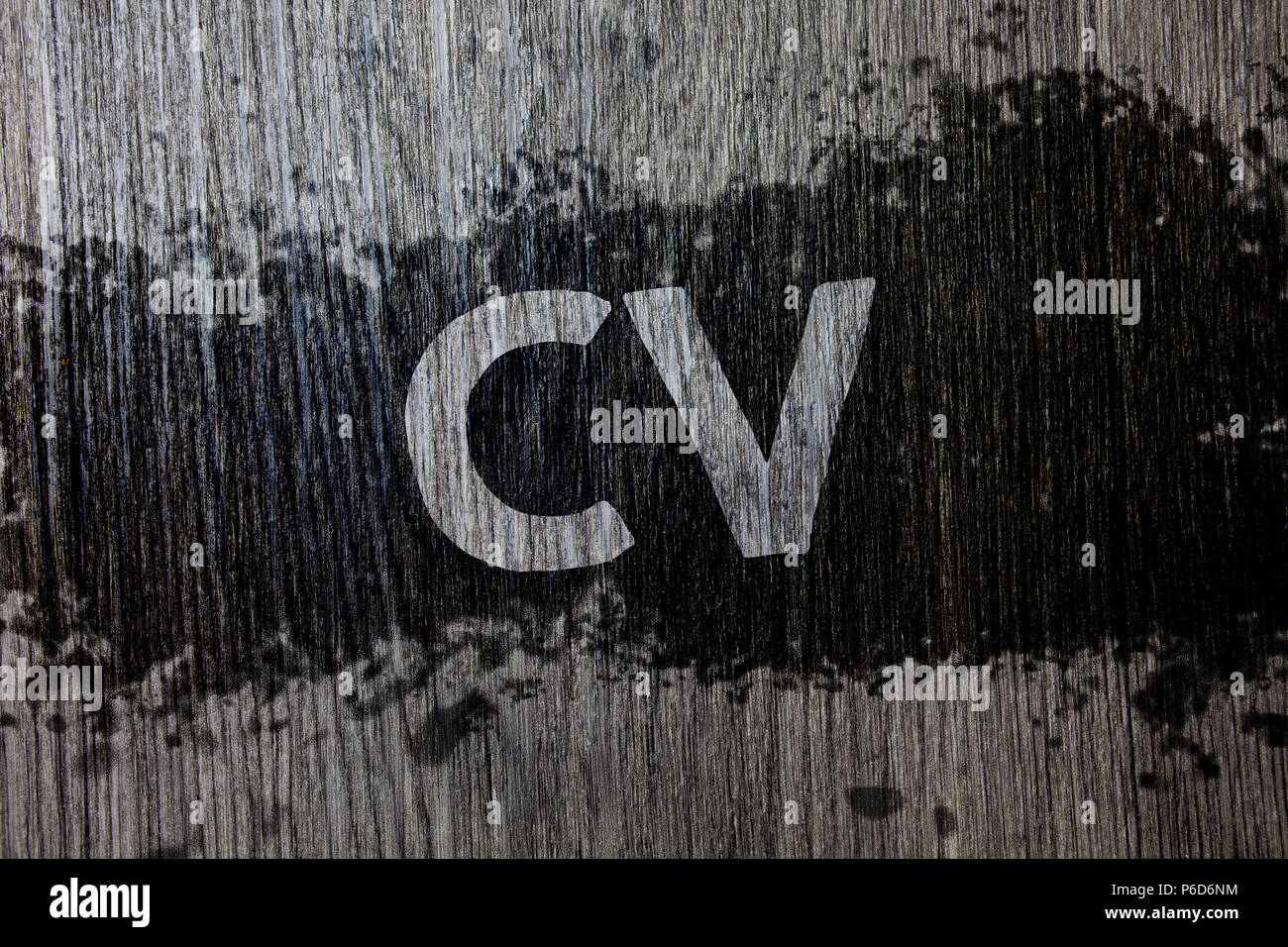 Text sign showing Cv. Conceptual photo Curriculum Vitae Resume ...