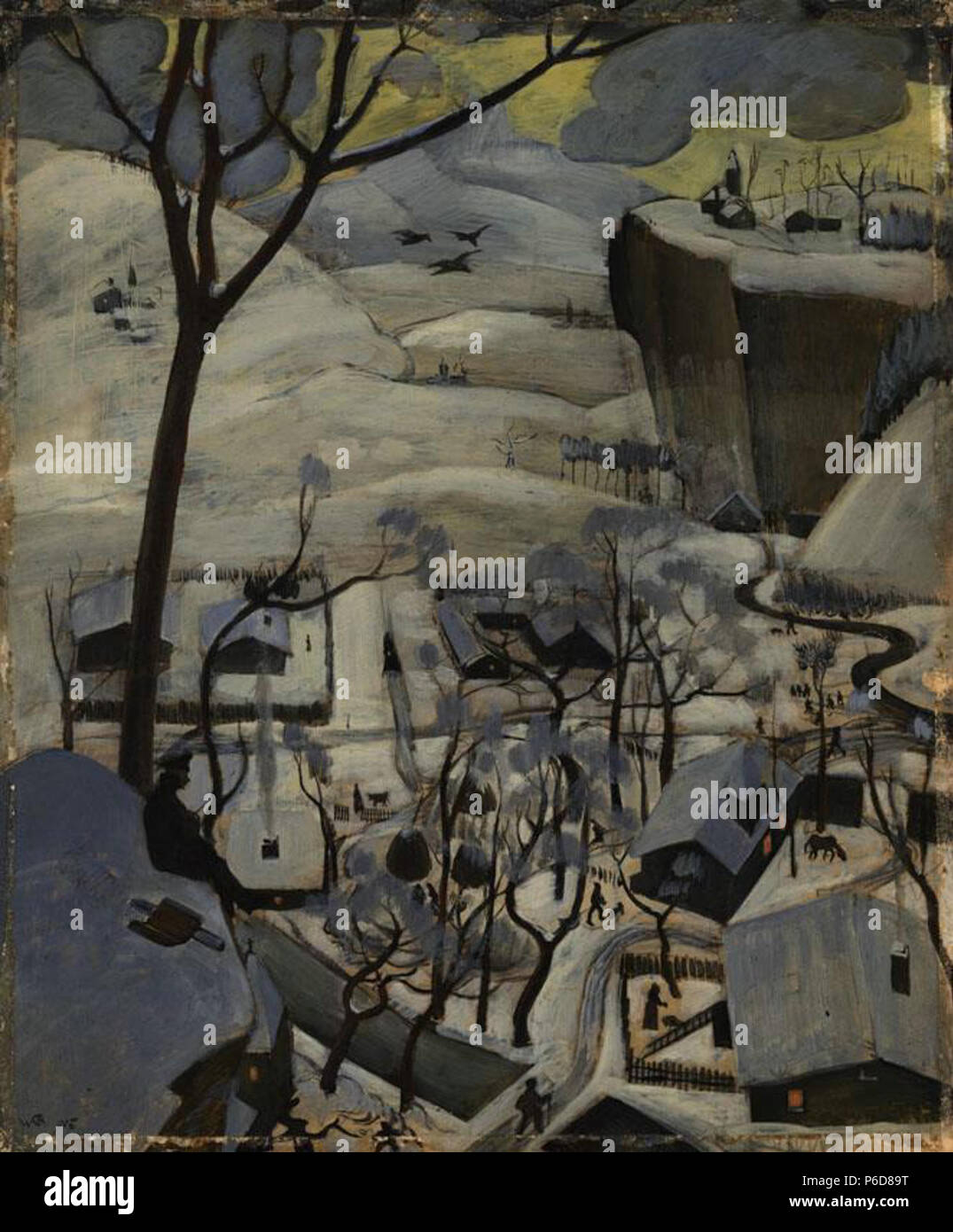 . English: Winter Landscape : « » 1917 81 Winter Landscape by Vladimir ...