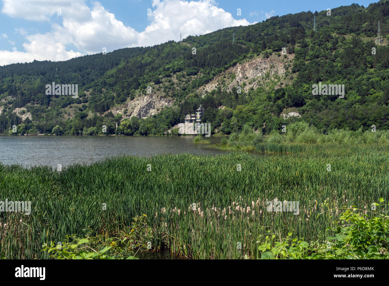 Amazing Summer Landscape of Pancharevo lake, Sofia city Region ...