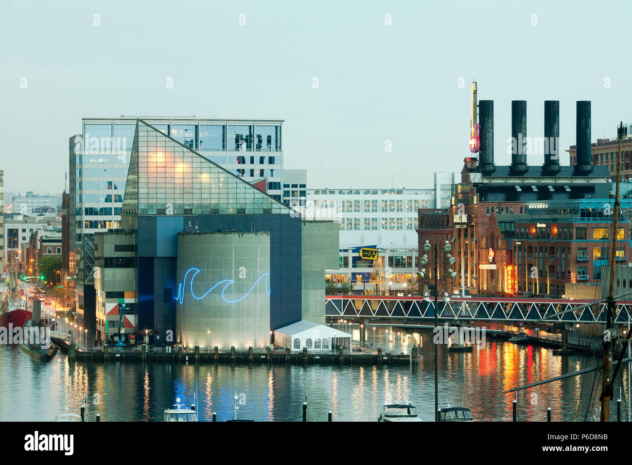 Baltimore, Maryland, United States - National Aquarium and Power Plant ...