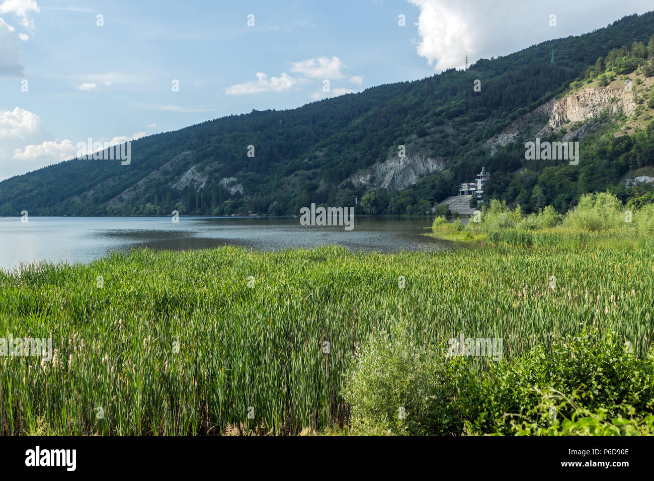 Amazing Summer Landscape of Pancharevo lake, Sofia city Region ...