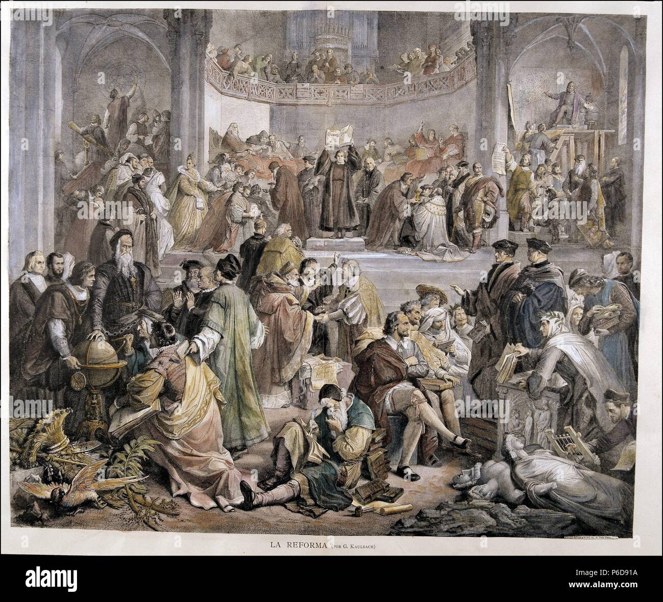 LUTERO , MARTIN. REFORMADOR RELIGIOSO ALEMAN. 1843-1546. " LA REFORMA ...