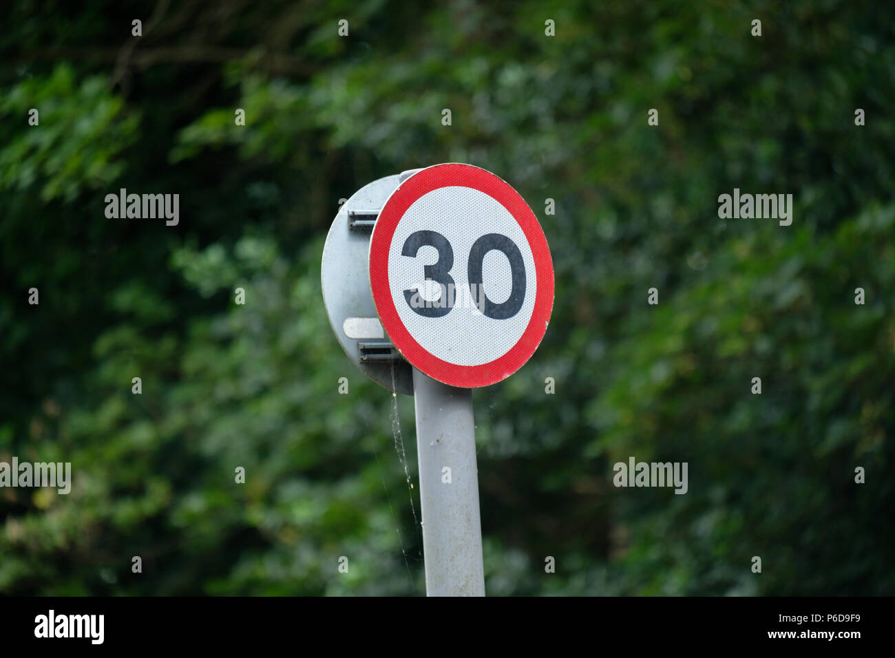 30 mph sign in the UK Stock Photo - Alamy