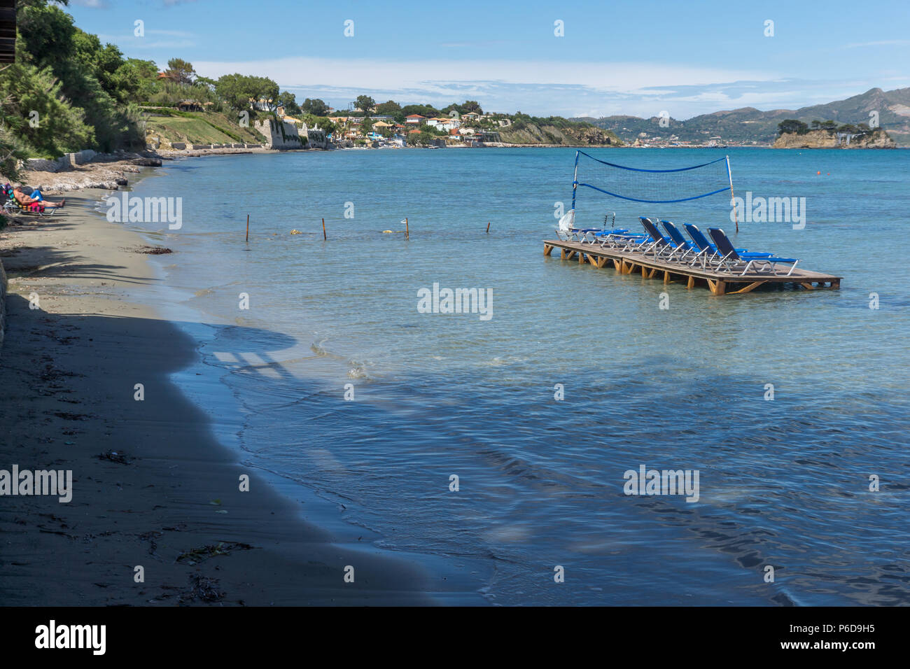 Amazing seascape of Koukla beach, Zakynthos island, Greece Stock Photo ...