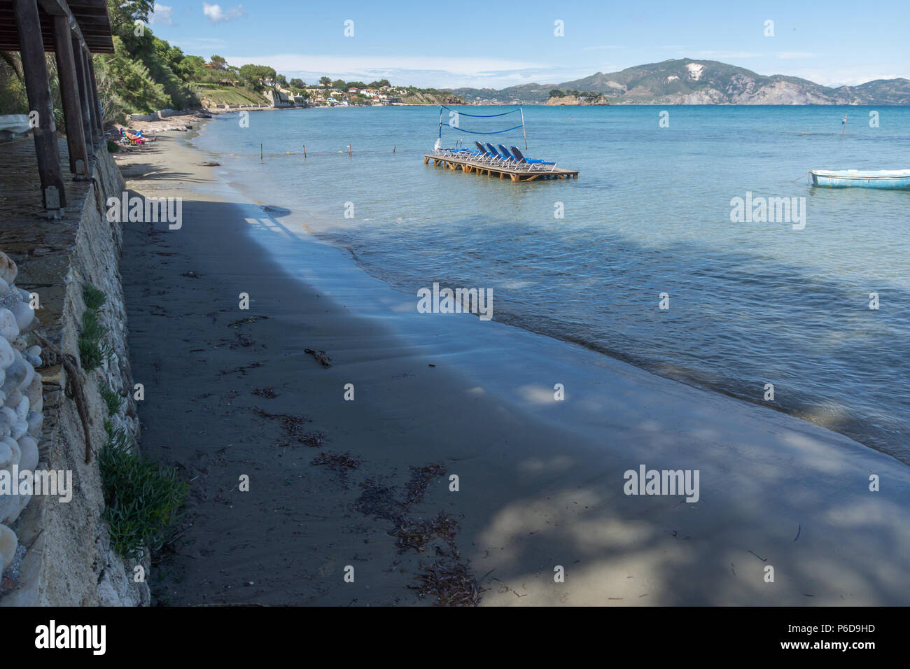 Amazing seascape of Koukla beach, Zakynthos island, Greece Stock Photo ...