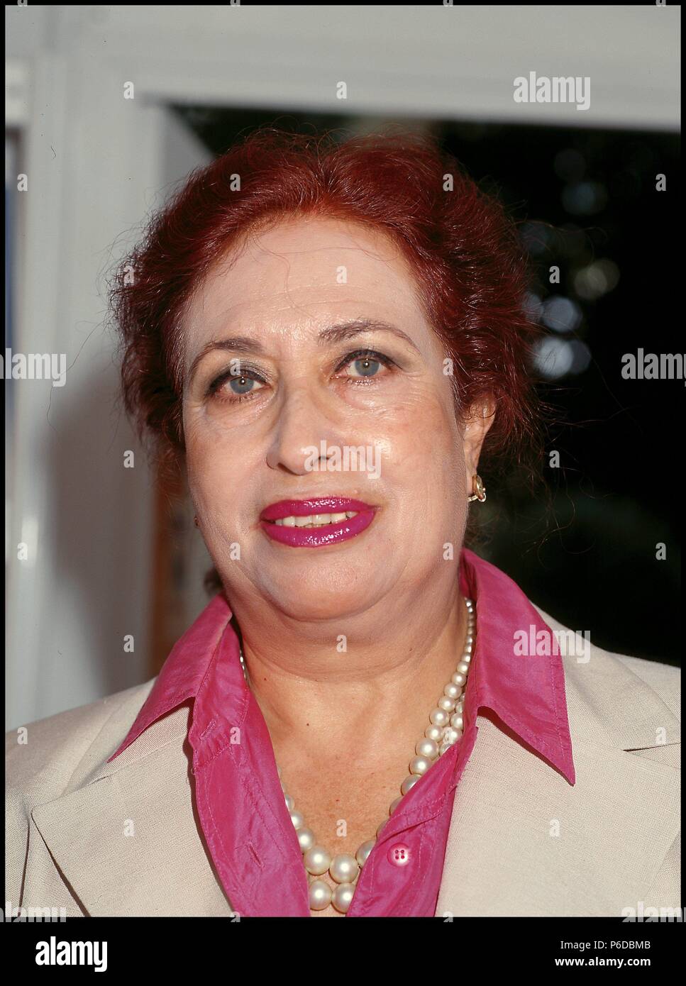 FALCON, LYDIA. ESCRITORA ESPAÑOLA. MADRID 1935-. FOTO AÑO 1998 Stock ...