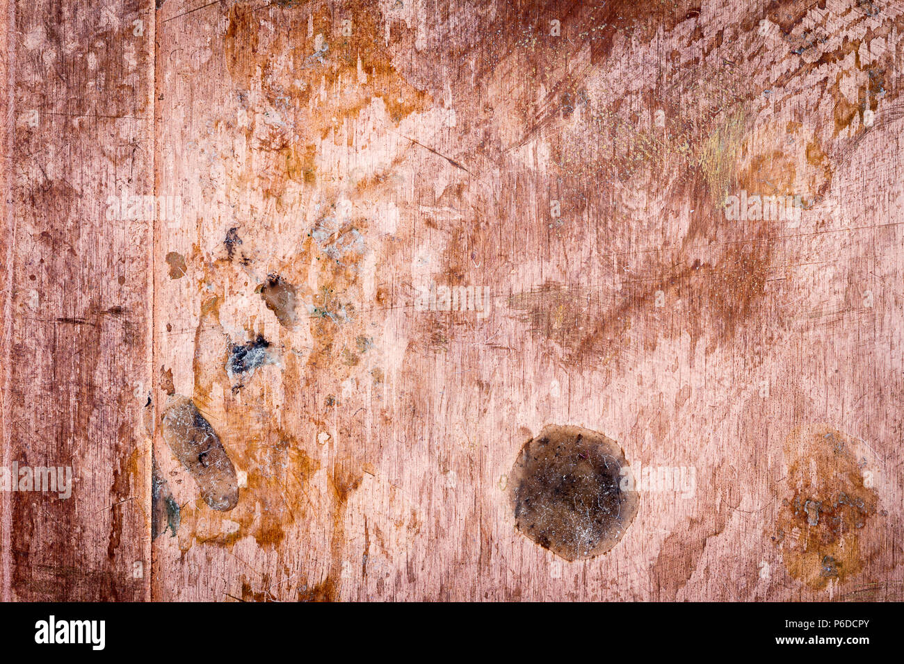 Scratched dirty dusty copper plate texture, old metal background ...