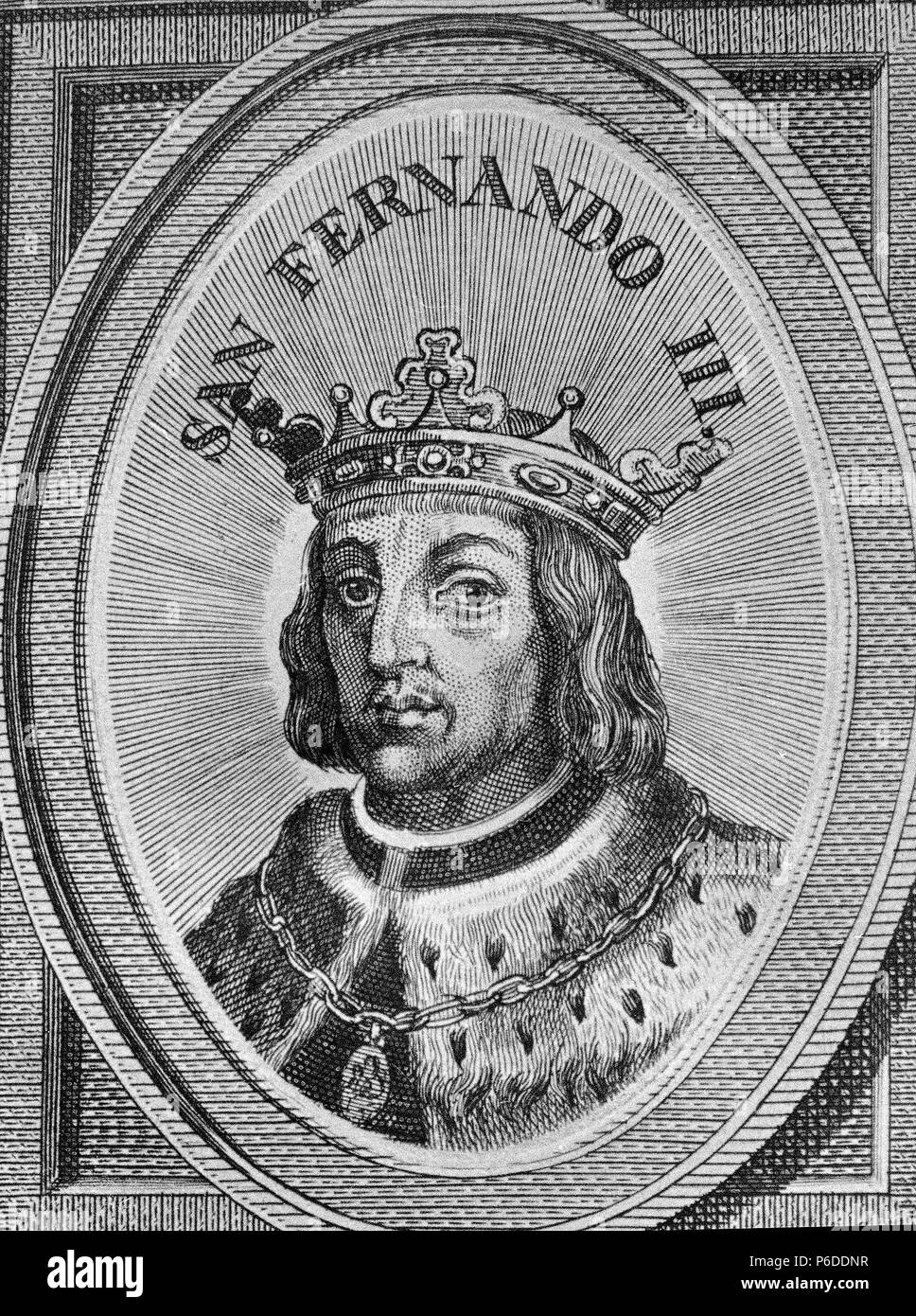 Fernando iii el santo castilla leon Black and White Stock Photos ...