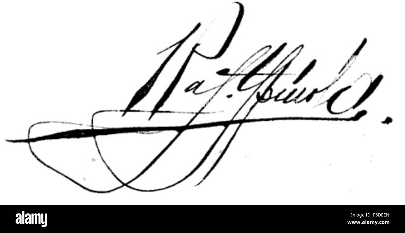 Español: Firma del ministro de Fomento Rafael Spínola . 1897 43 ...