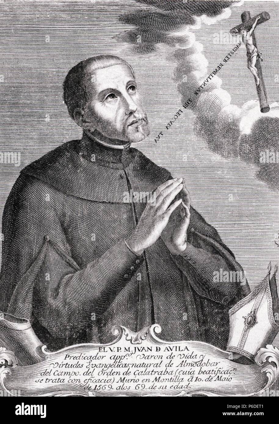 JUAN DE AVILA , SAN. ECLESIASTICO ESPAÑOL. ALMODOVAR DEL CAMPO 1500 ...