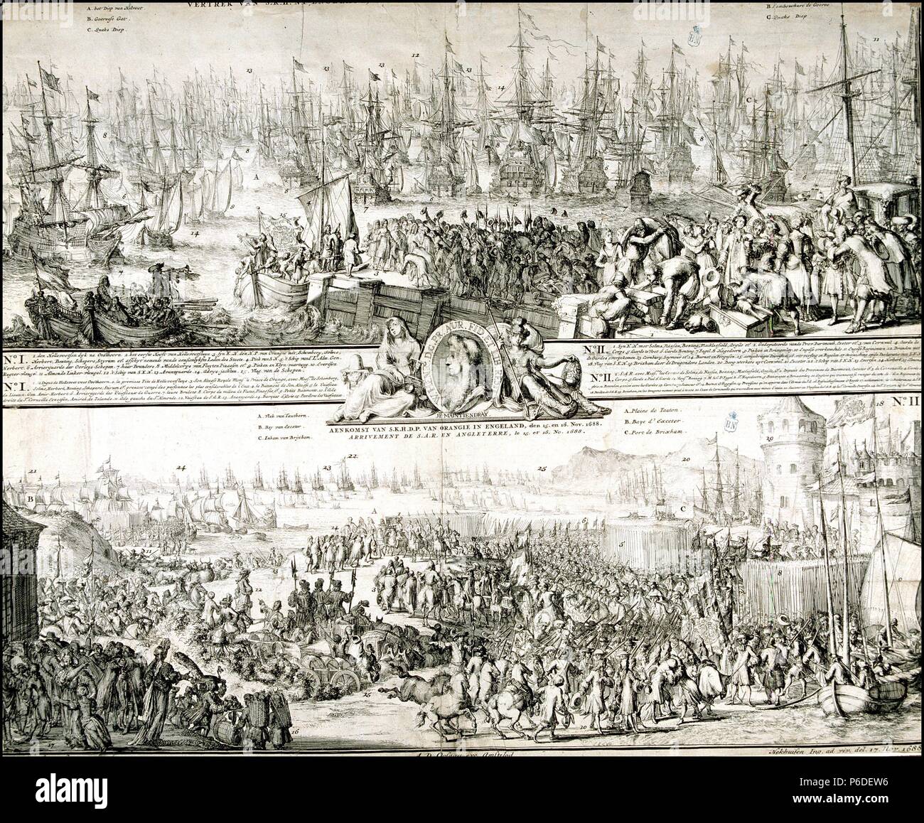 GUILLERMO III. REY DE INGLATERRA. 1650-1702. LLEGADA DEL REY GUILLERMO ...