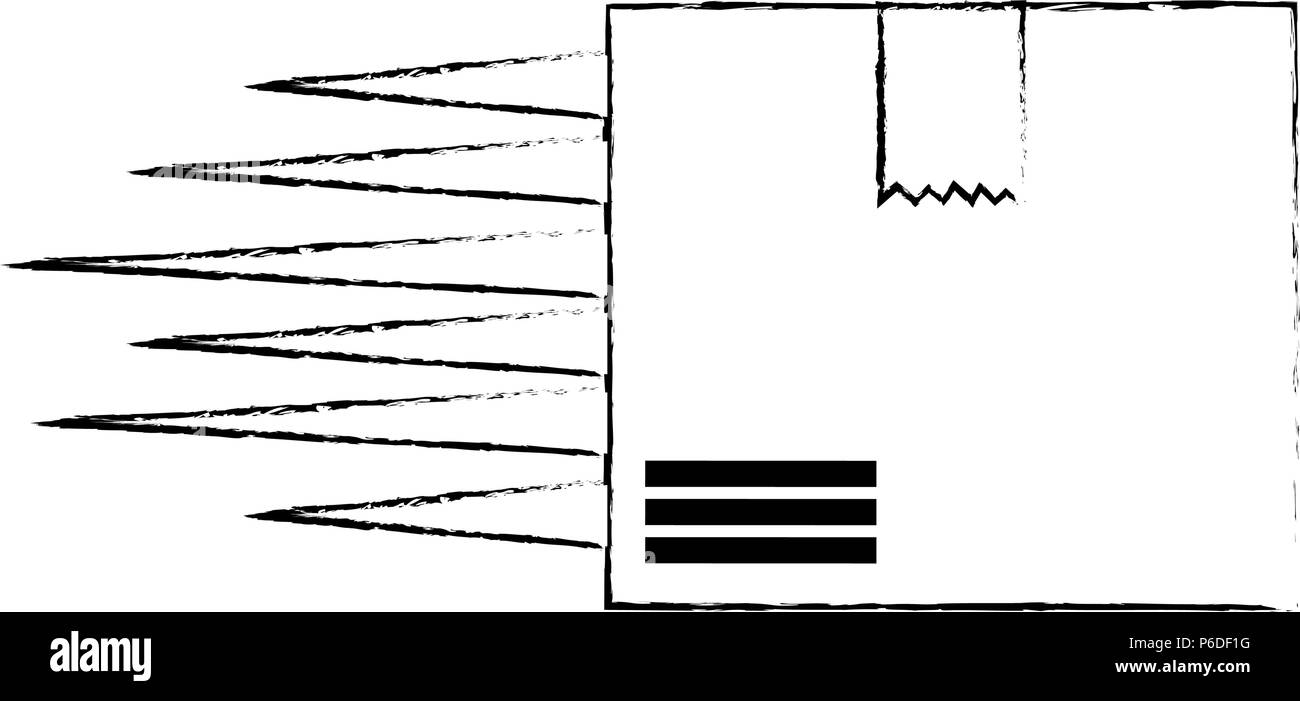 packing box carton with speed lines Stock Vector Image & Art - Alamy