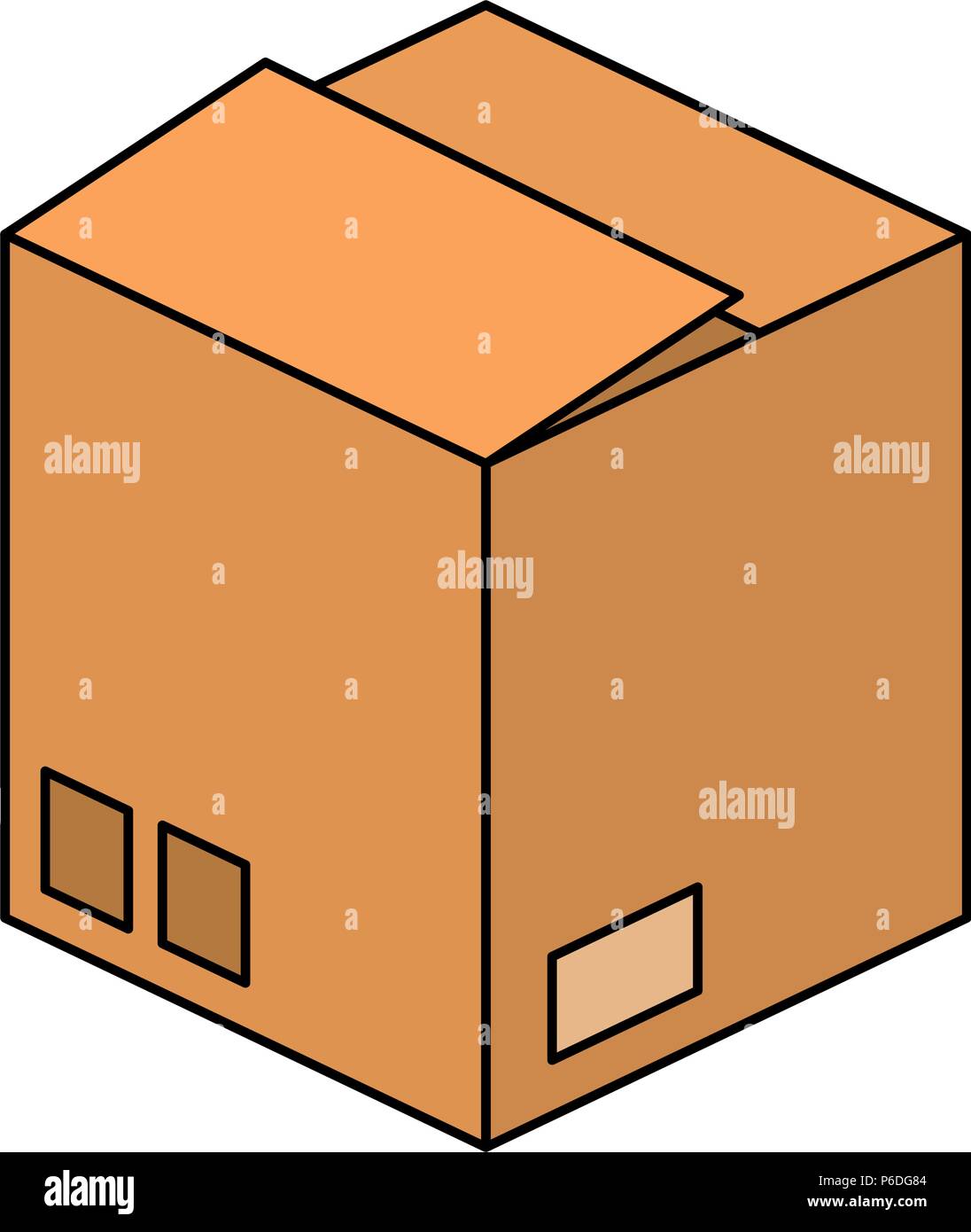 packing box carton icon Stock Vector Image & Art - Alamy