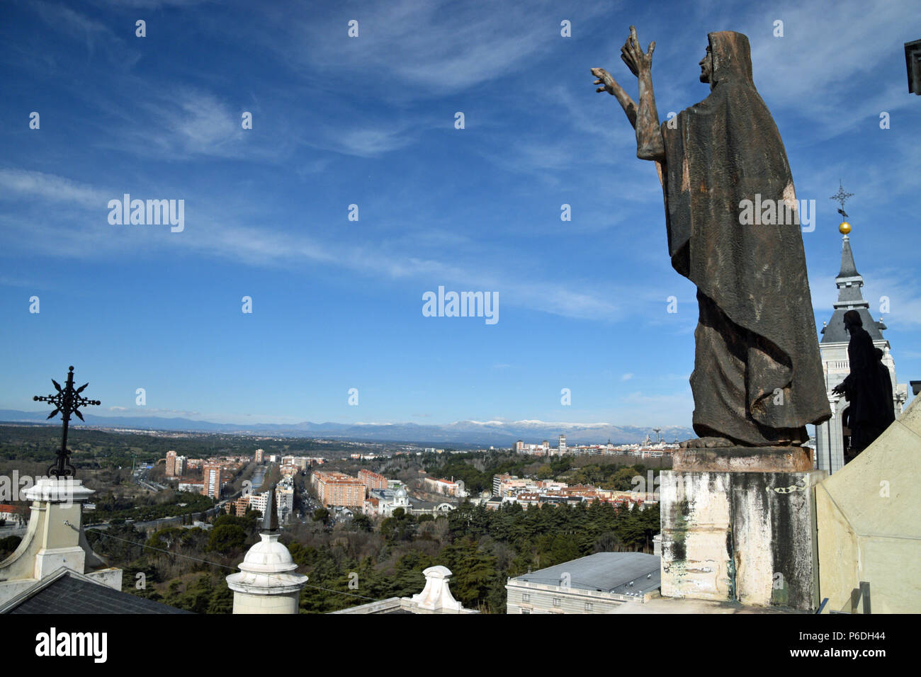 Madrid city view Stock Photo - Alamy
