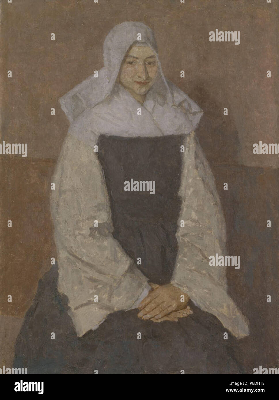 56 Gwen John - Mère Poussepin (Barber Institute Stock Photo - Alamy