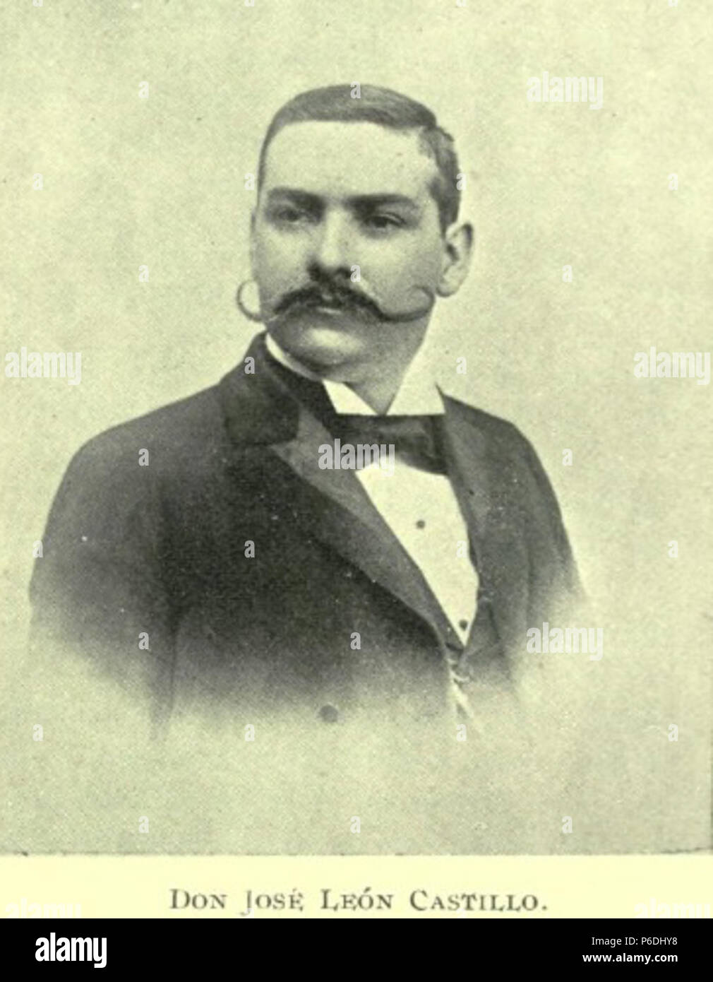 Español: José León Castillo en 1897. Político guatemalteco que se opuso ...