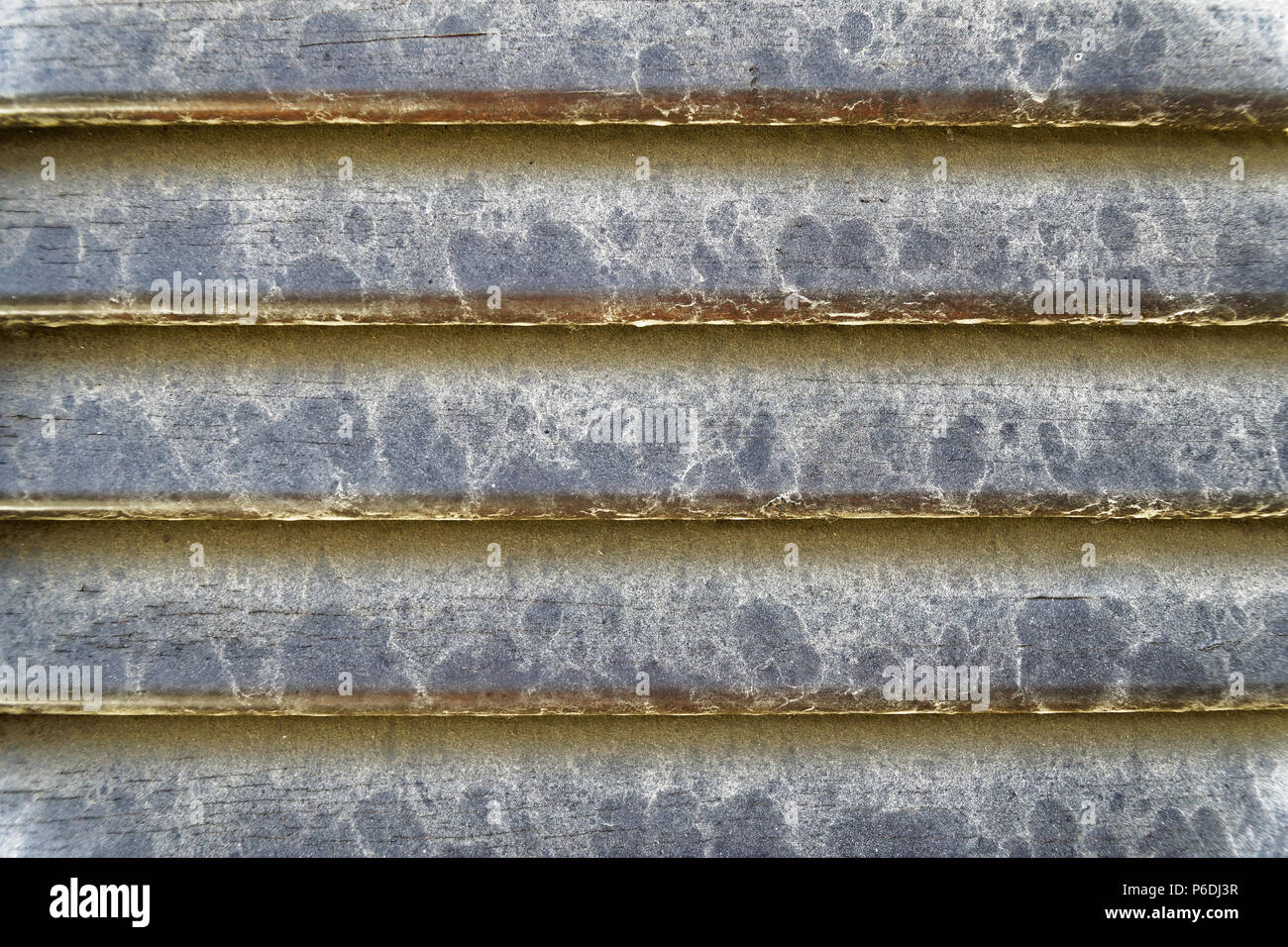 Dirty window shutters with dust and mark from raindrops on it Stock ...