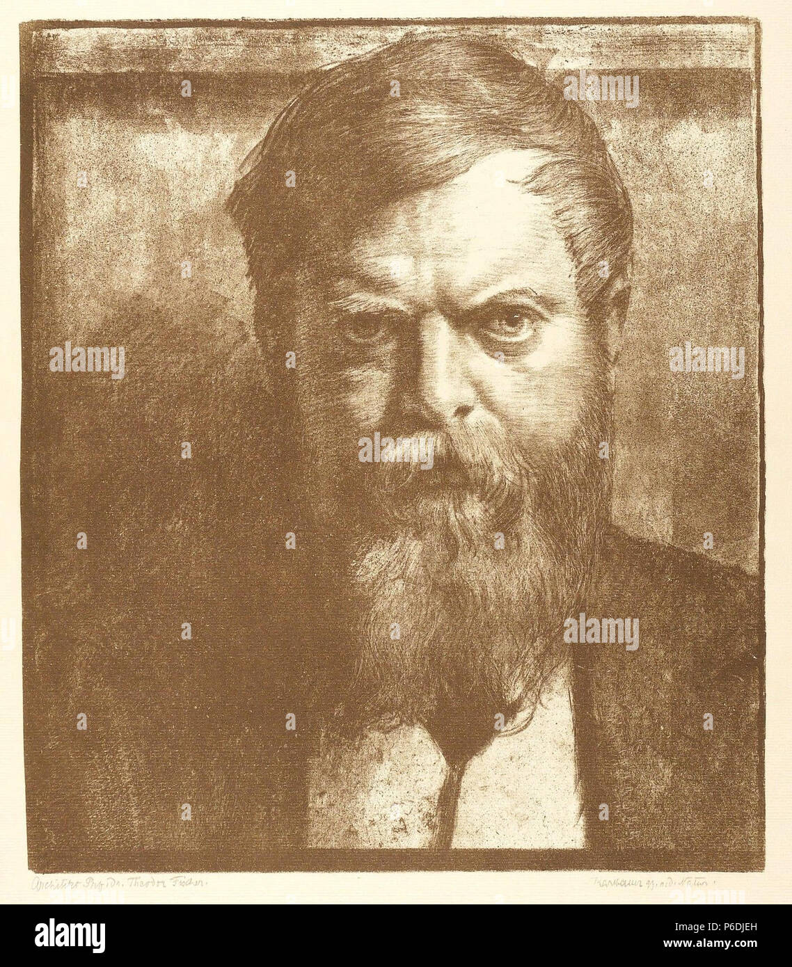 Deutsch: Karl Bauer (1868-1942): Portrait des Architekten Prof. Dr ...