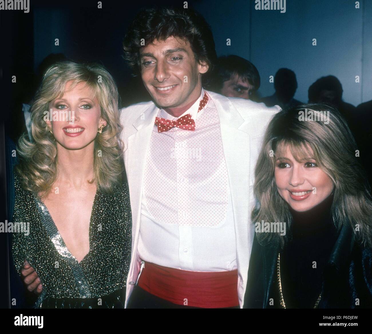 Morgan fairchild barry manilow pia zadora 1983 hi-res stock photography ...