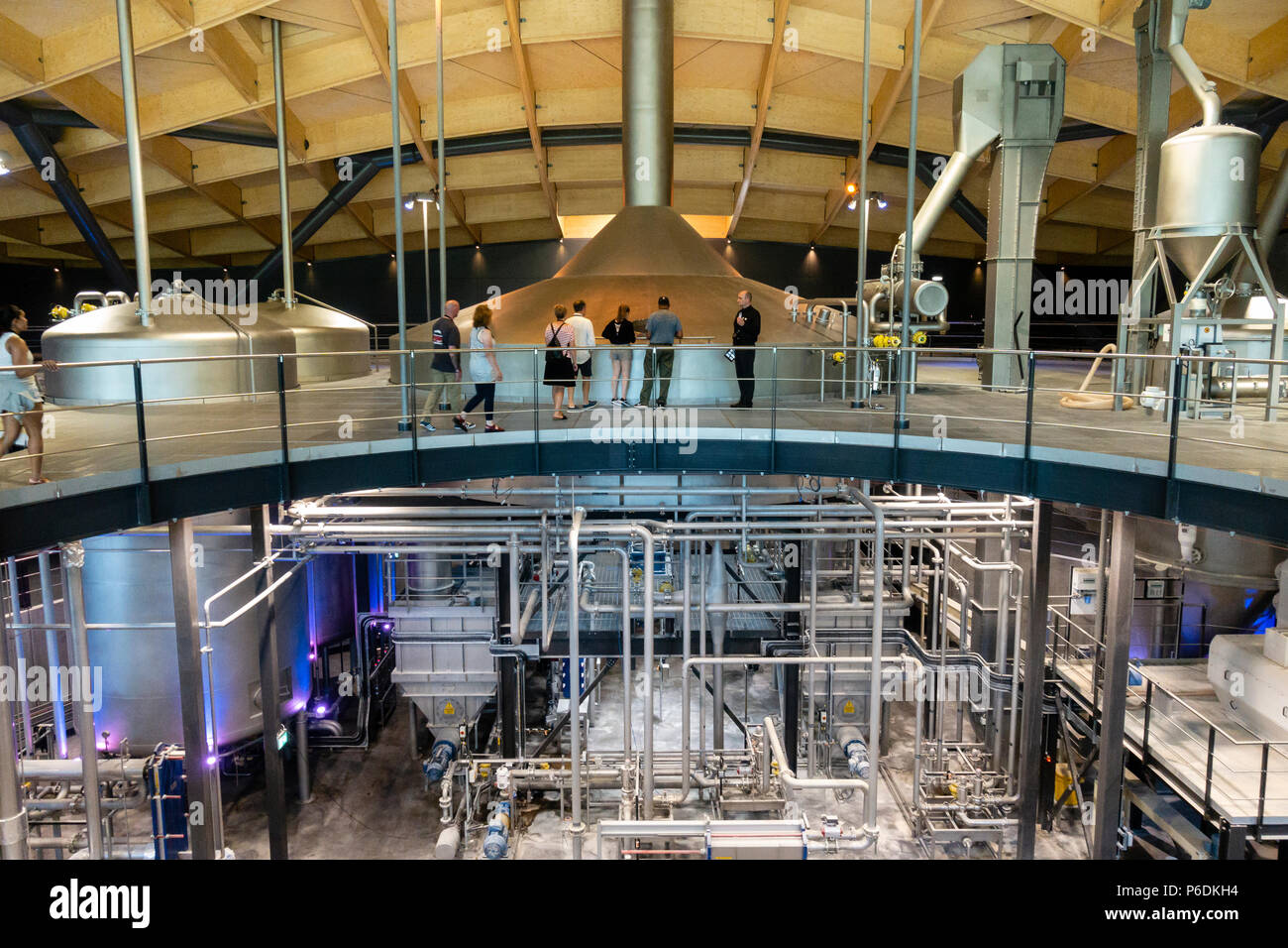 Interior of new Scotch Whisky distillery at The Macallan distillery in ...
