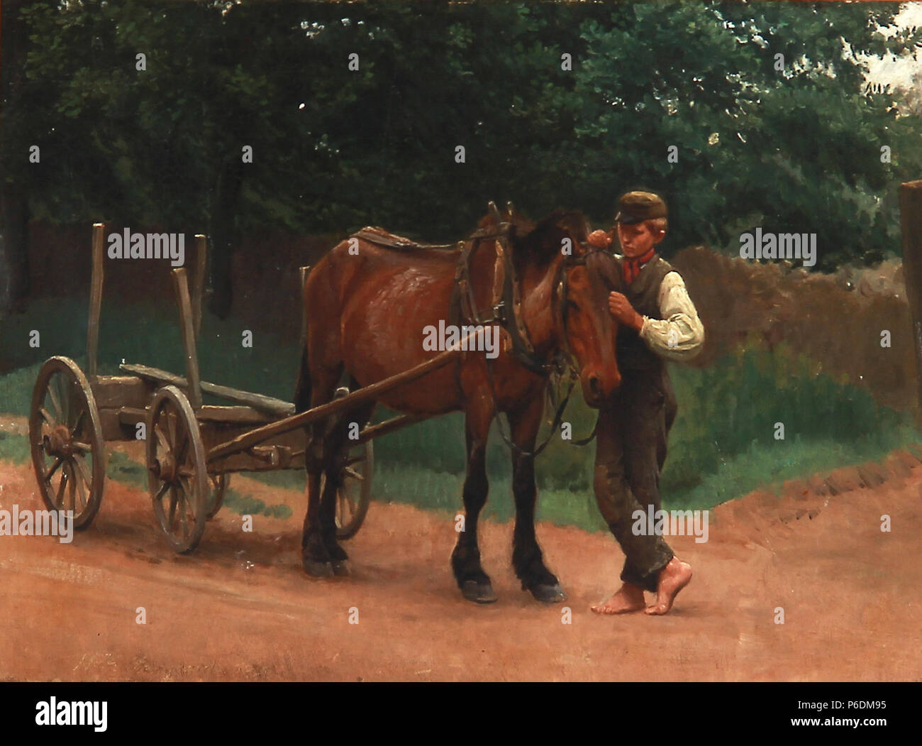 . A short rest 1880 64 Niels Skovgaard - Et lille hvil (1880 Stock ...