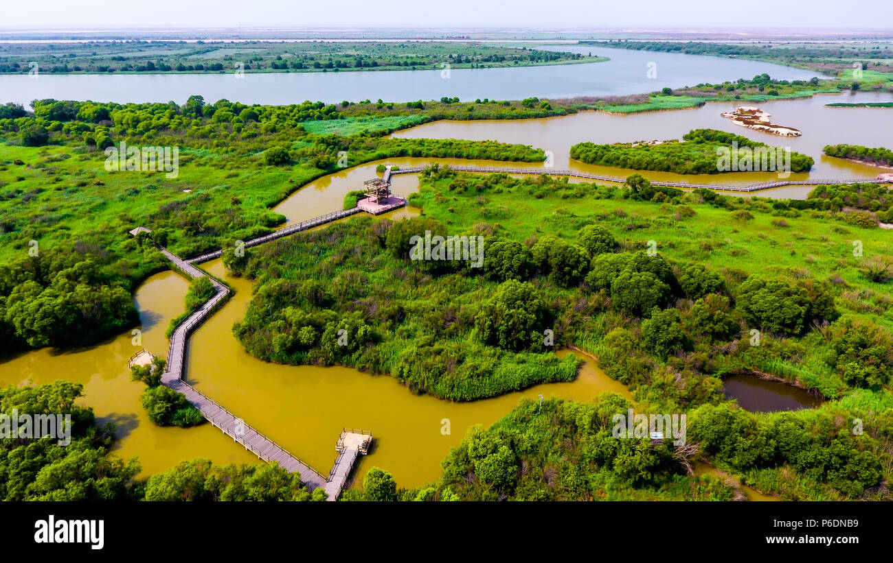 The yellow river is the second longest river in china hi-res stock ...