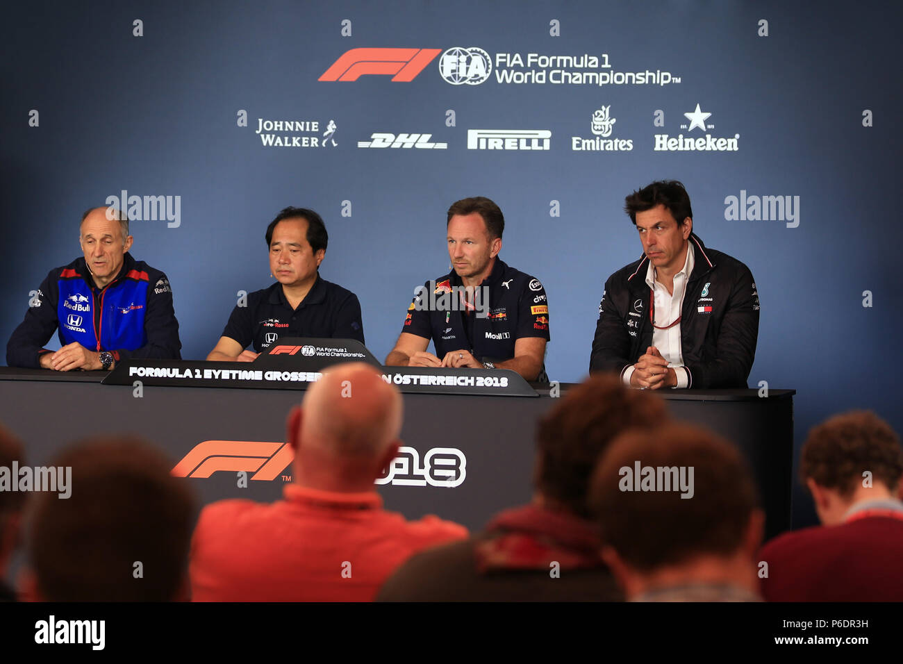 Red bull racing team manager hi-res stock photography and images - Alamy